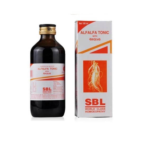 Alfalfa Tonic with Ginseng SBL - Bdhomeohall - Homeopathic Medicine Shop